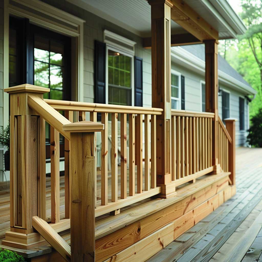 Transform Your Entrance with Creative Front Porch Railing Ideas • ArtFasad