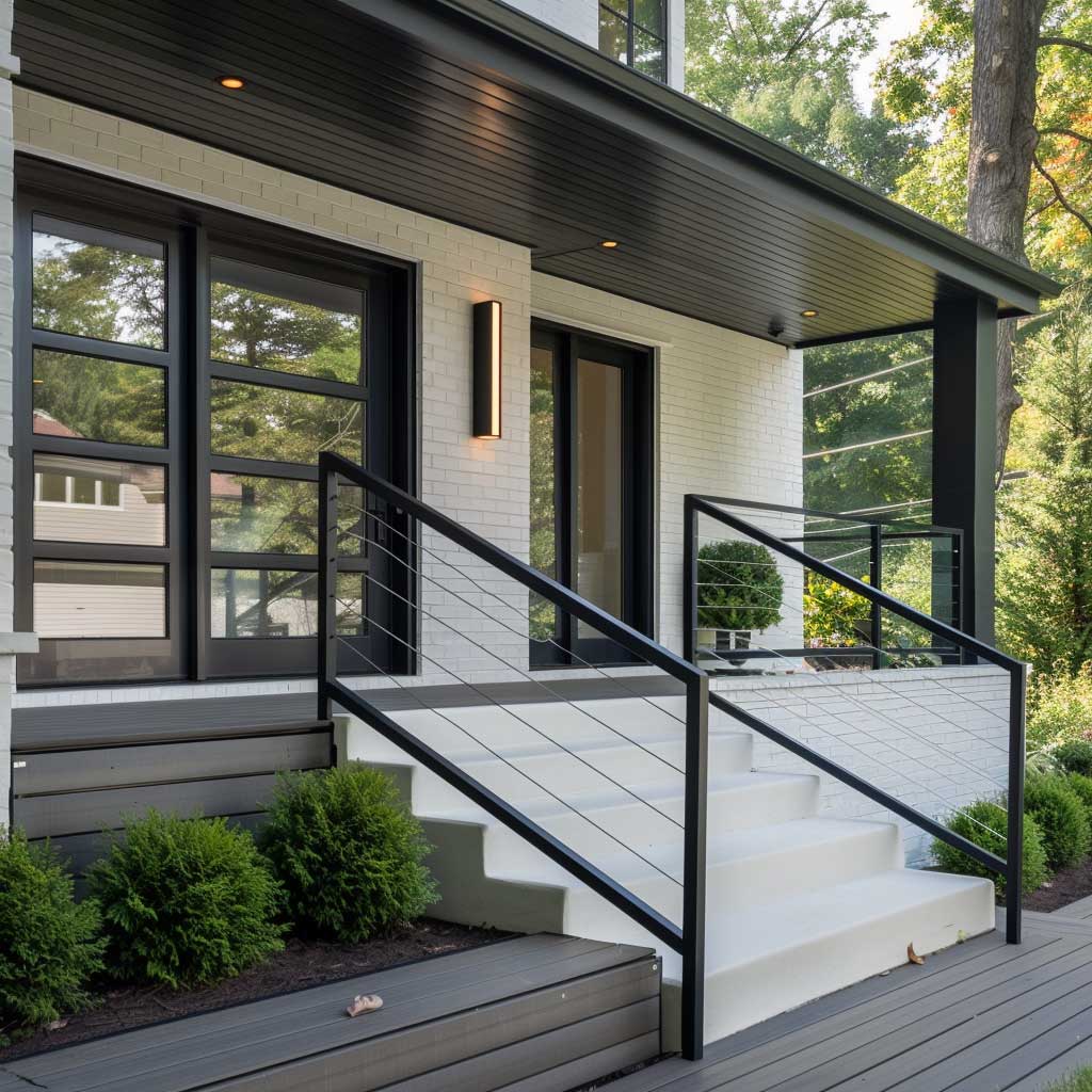Transform Your Entrance with Creative Front Porch Railing Ideas • ArtFasad