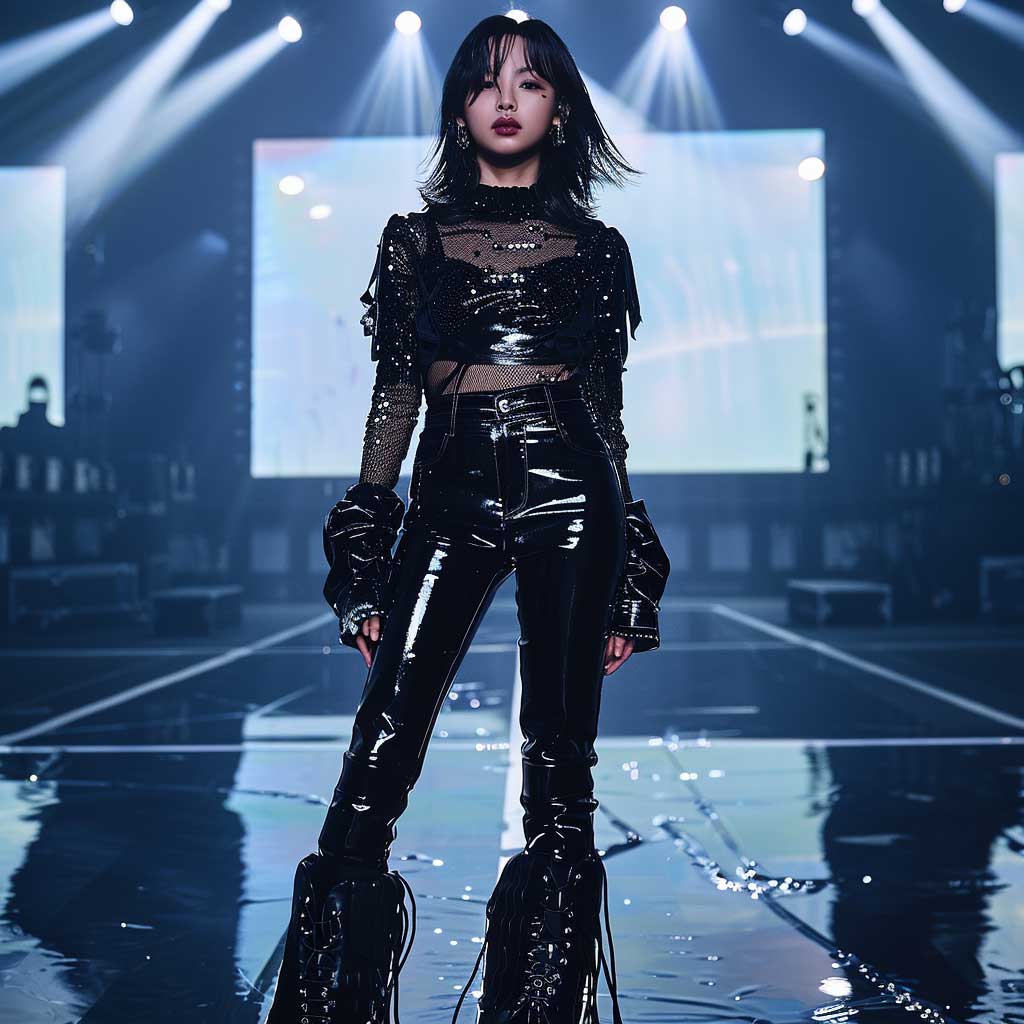 15+ K Pop Outfit Ideas Showcasing Chic Black Styles • ArtFasad
