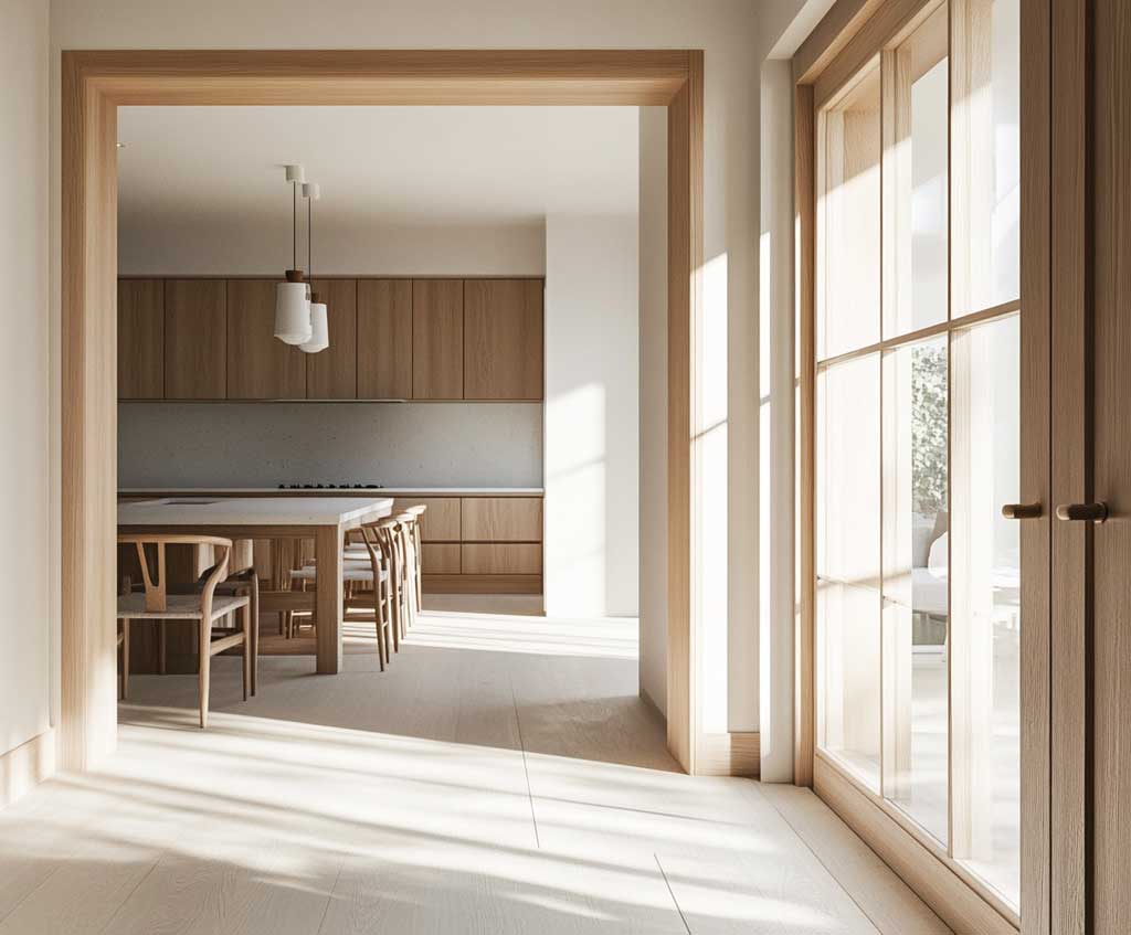 10+ Sleek Modern Kitchen Door Design Concepts for a Minimalist Space ...