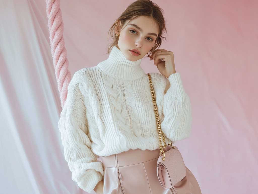 7+ Winter Styling Ideas in Playful Pastel Pink and Snowy White • ArtFasad