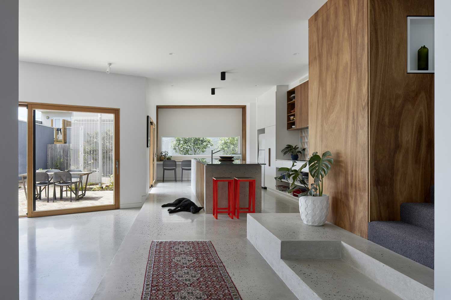 Beautiful White Brick House in Scandinavian Style