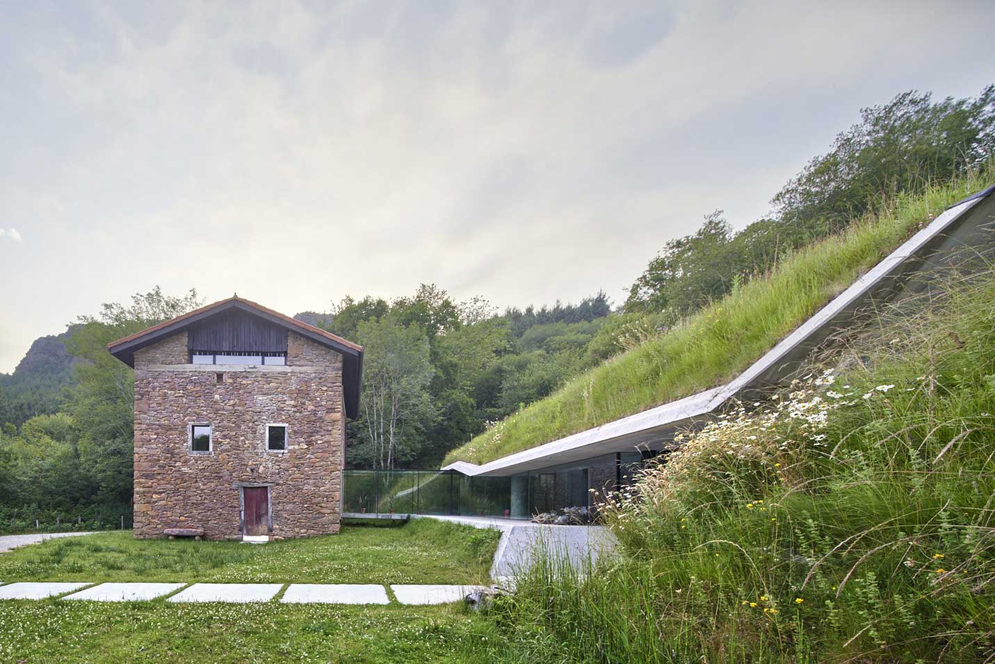 Beautiful Hillside House in a Modern Style