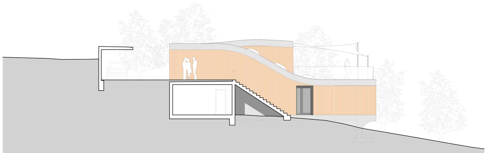 House on an Uneven Site • ArtFasad