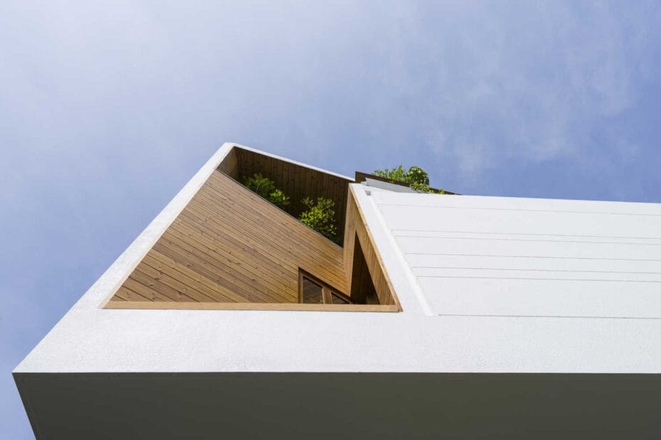 Beautiful House Facade With Unique Exterior Finishes