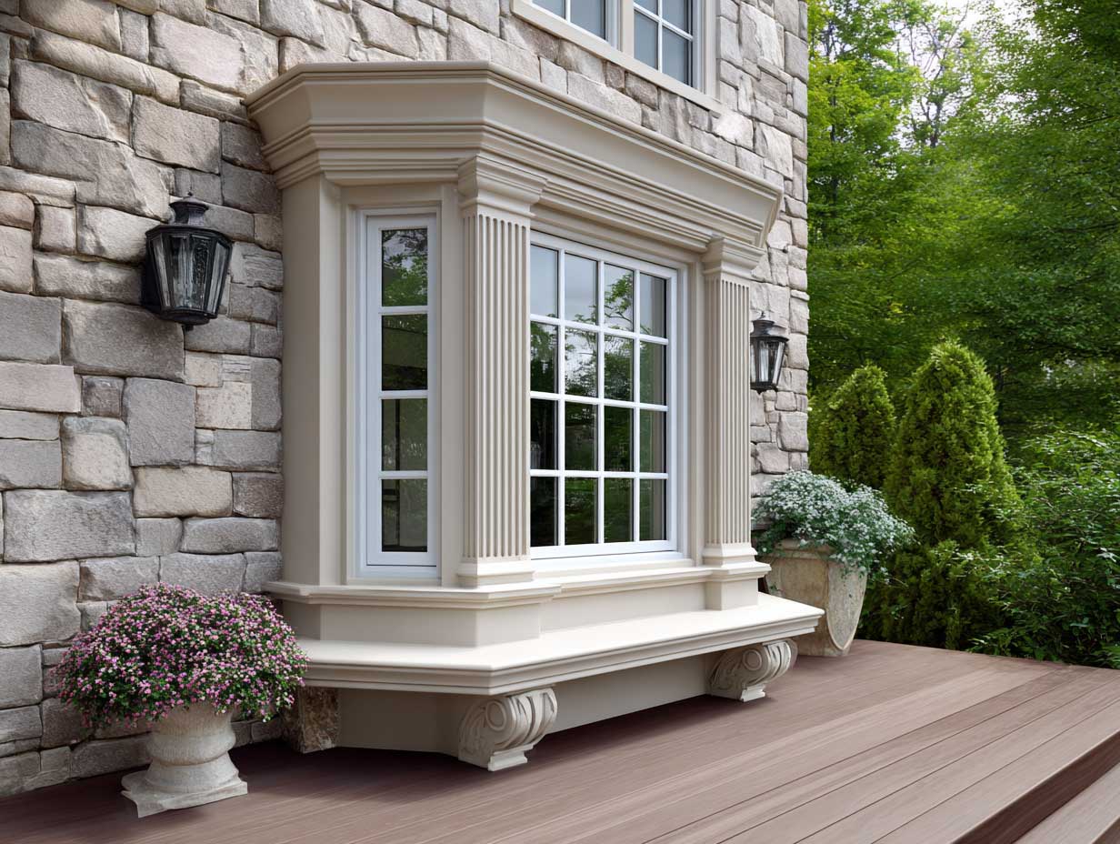 20+ Exterior Window Molding Ideas for Your Home • ArtFasad
