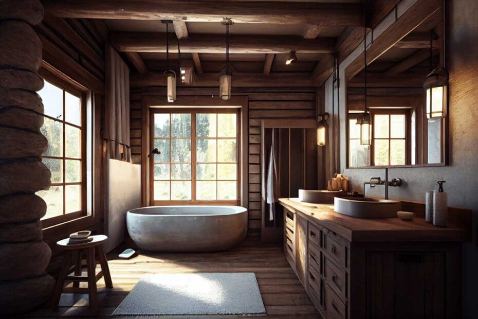 15 Bold Beauty & Design Ideas for a Modern Rustic Bathroom • 333k ...