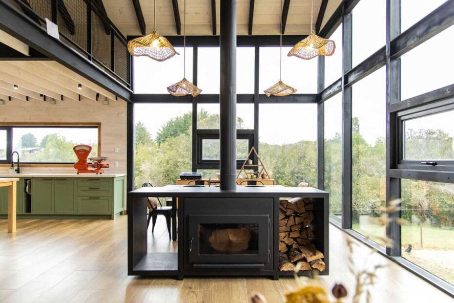 Discover the Beauty of Steel Structure Homes with Natural Materials ...