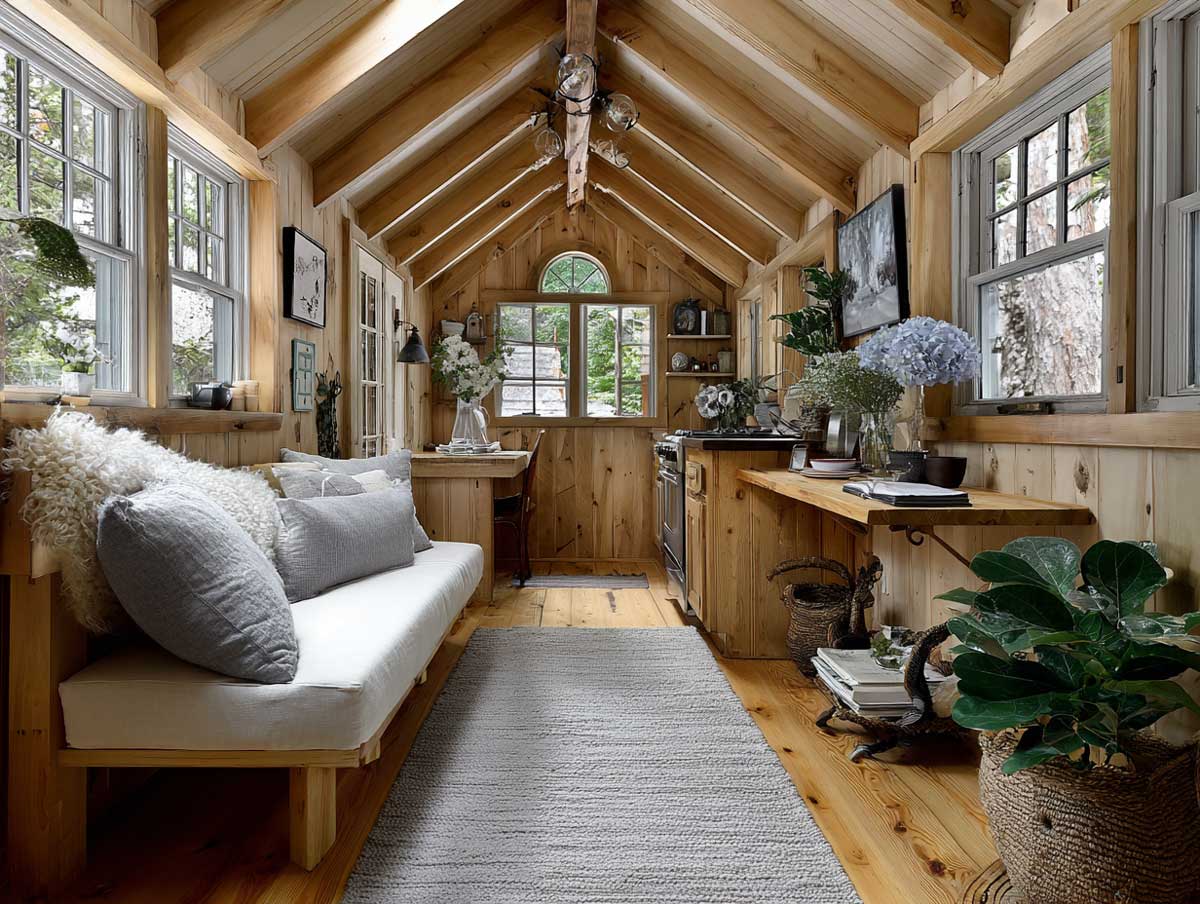 6+ Charming Small Cabin Interior Ideas to Create Your Dream Escape ...
