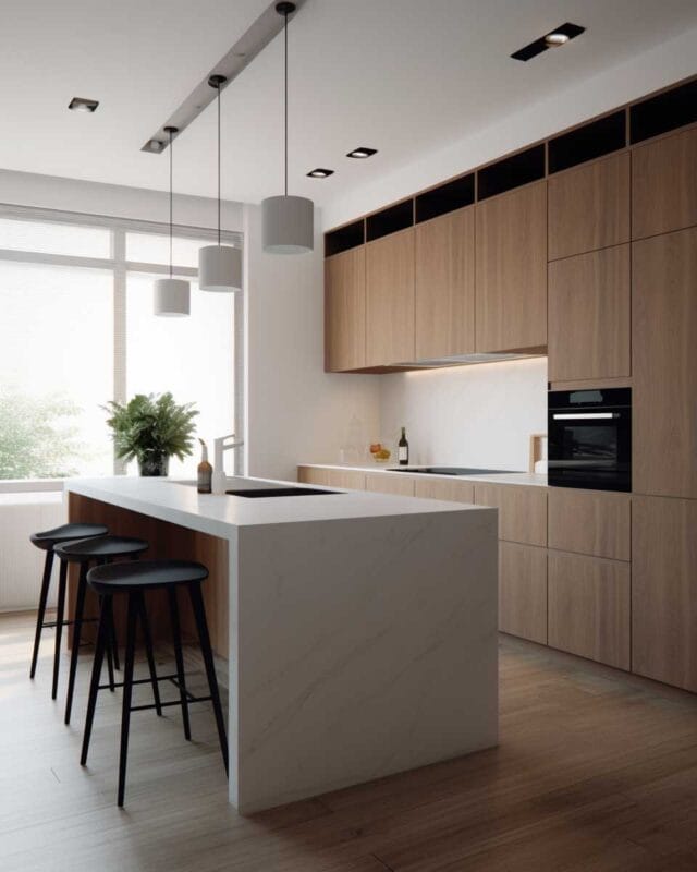 10+ Stunning Simple Modern Kitchens for a Clutter-Free Cooking ...