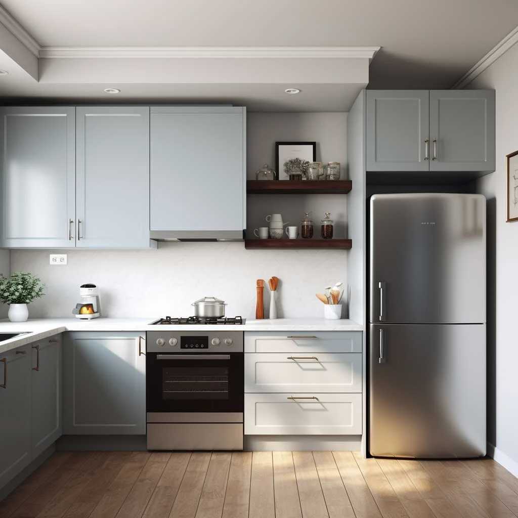 Grey Small Kitchens