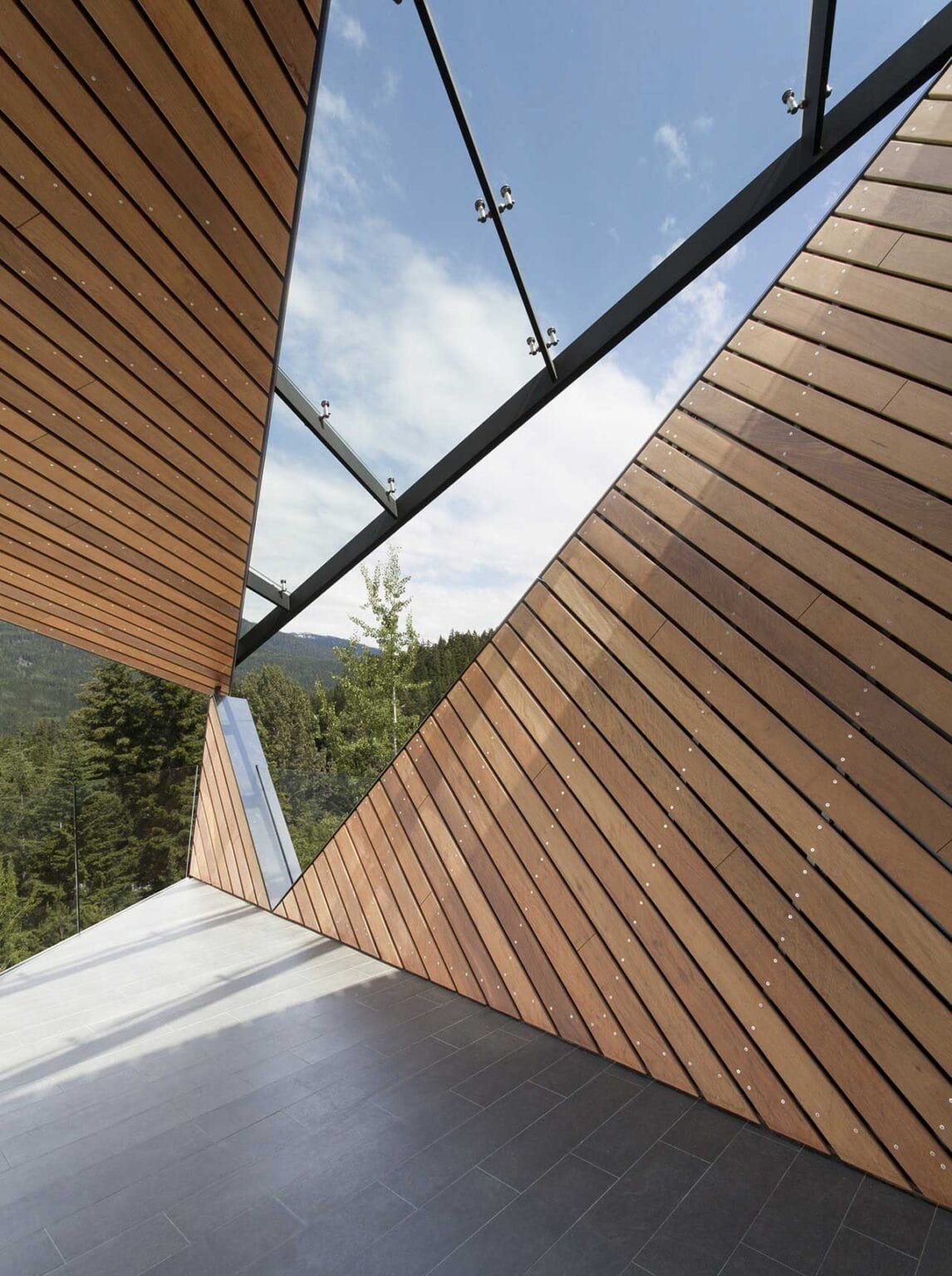 Modern Building Materials Shape Snow Country Homes
