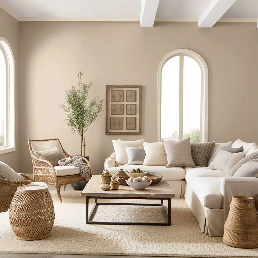 Living Room Sand Colored Paint Color Families Browns – Benjamin