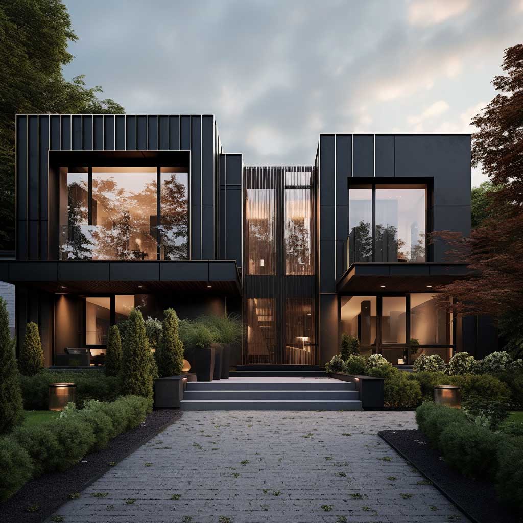 5+ Must-Try Modern House Outside Colour Combinations • 333k+ Inspiring ...