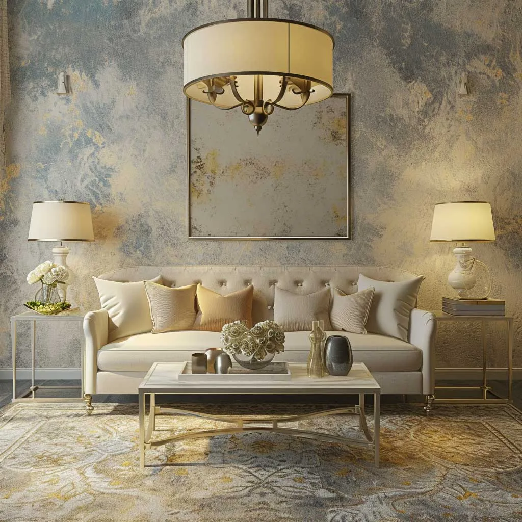 Living Room With Wallpaper Design Living Room Wallpaper Murals