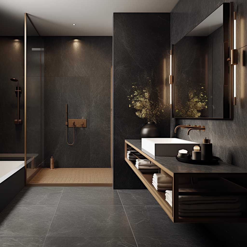10+ Sleek and Stylish Men's Bathroom Design Inspirations • ArtFasad