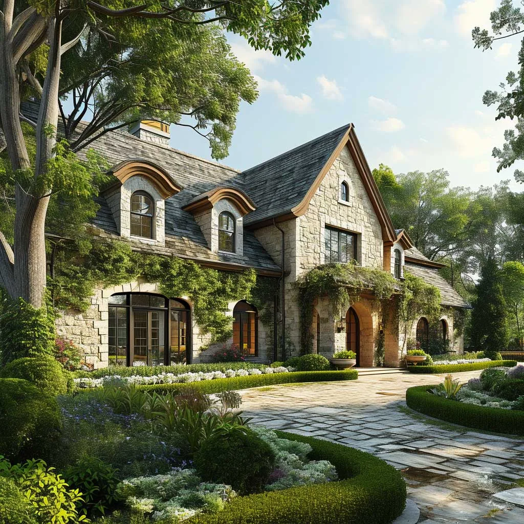 Solar Homes French Country Exterior