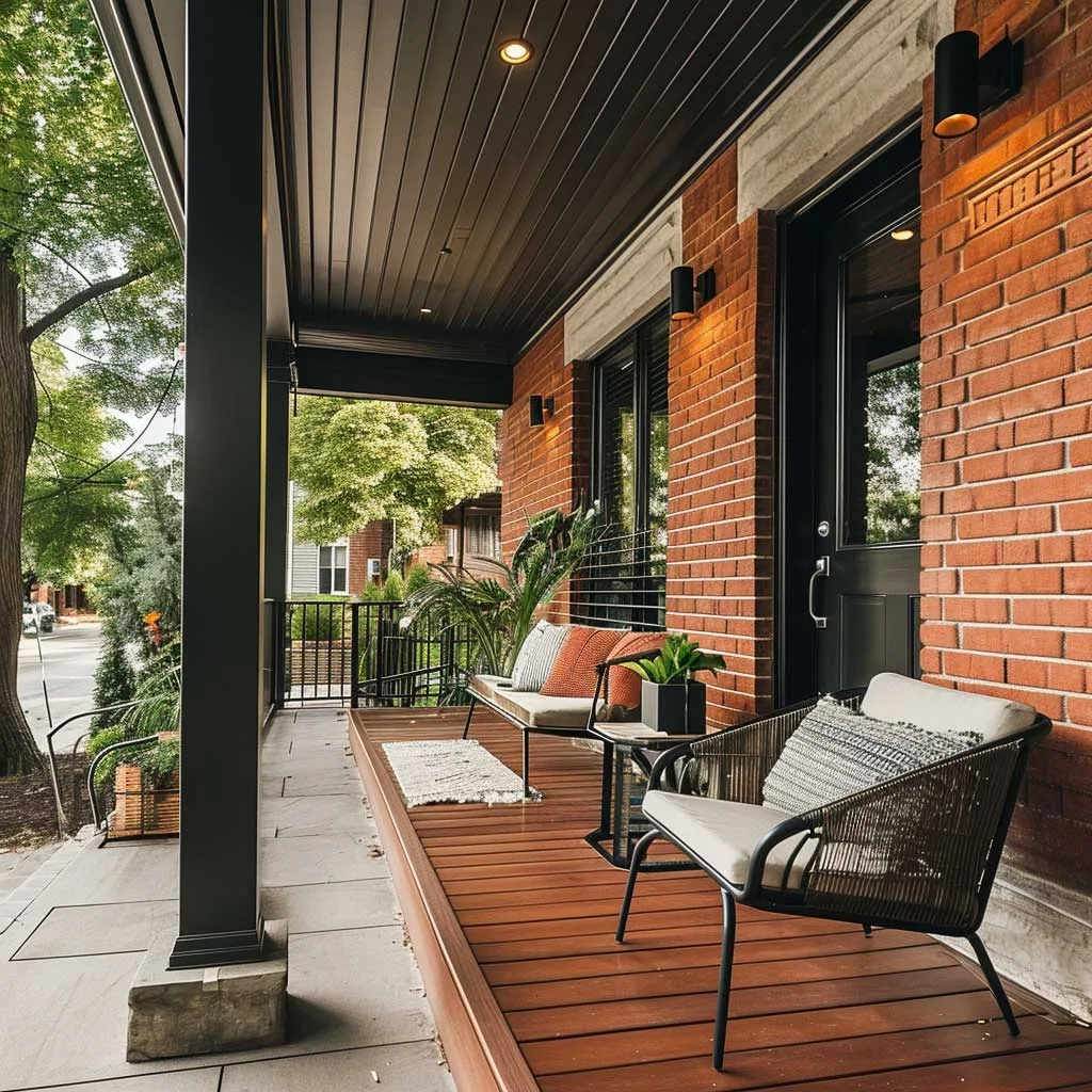 Deck Ideas For Brick House Boost Curb Appeal With Our Favorite Front