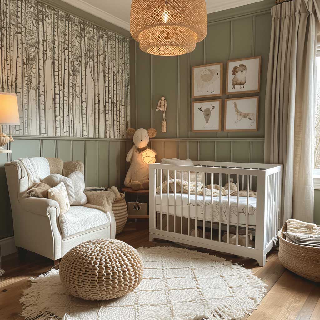 20+ Nature-Inspired Green Nursery Themes for a Serene Baby Space • ArtFasad