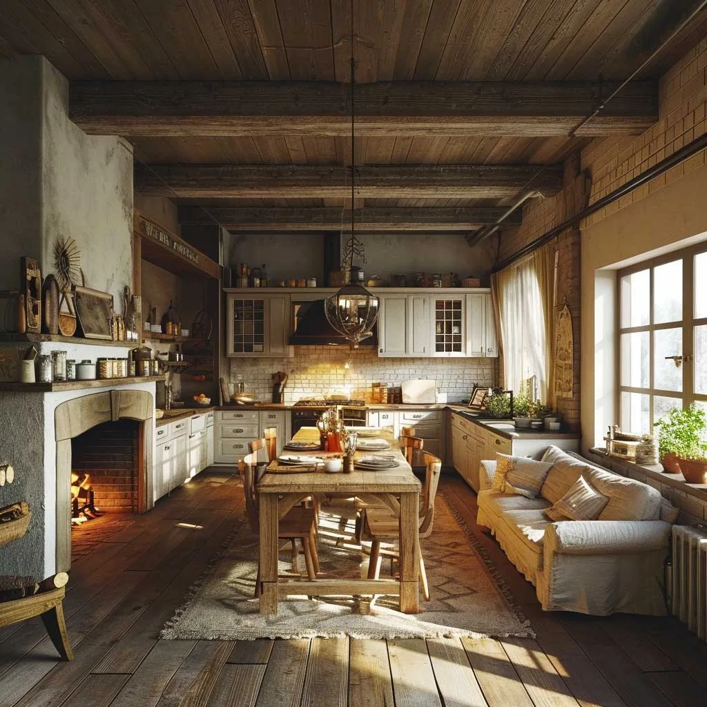 Open Kitchen Living Room Cozy Open Concept Kitchen & Living Room Ideas