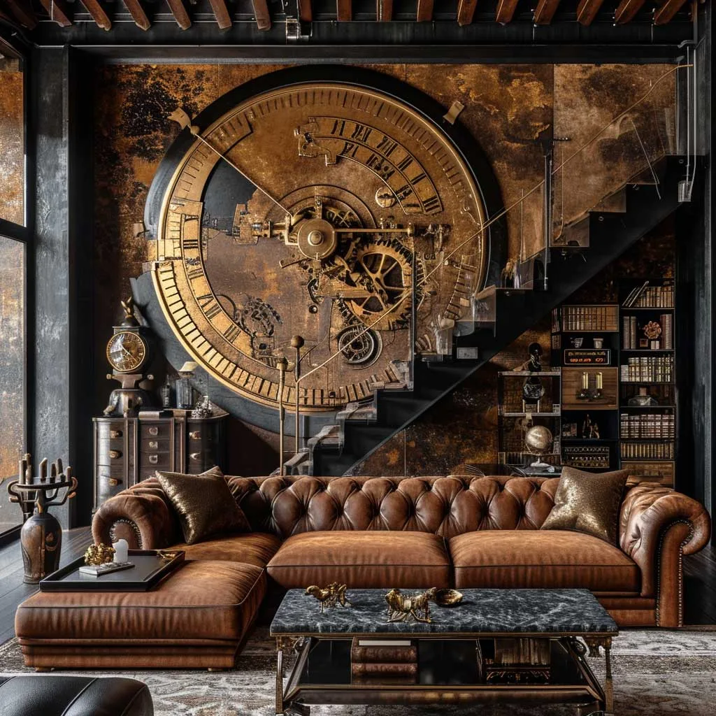 Luxury Living Room Steampunk 15 MUST KNOW Steampunk Decor Elements To