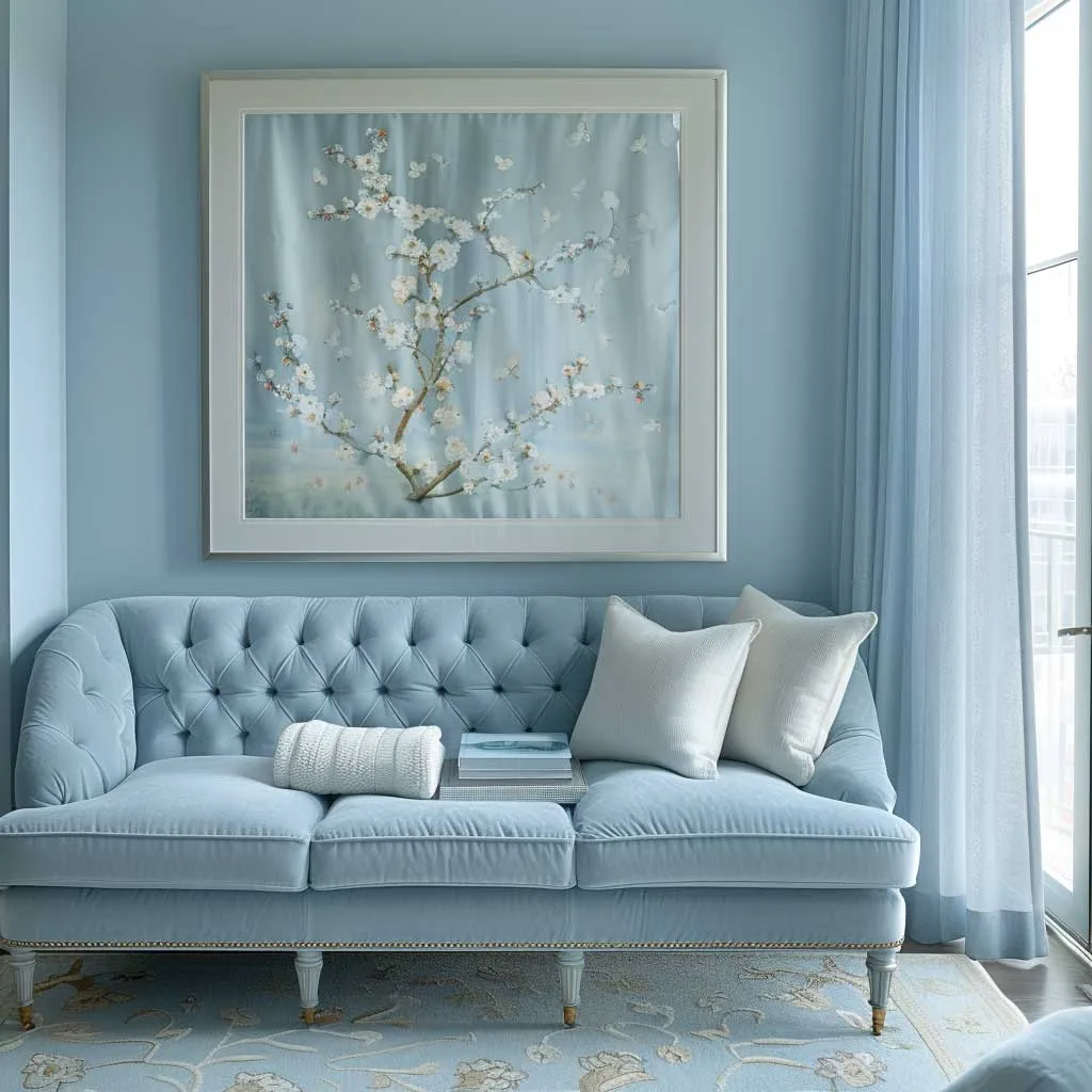Living Room Light Blue