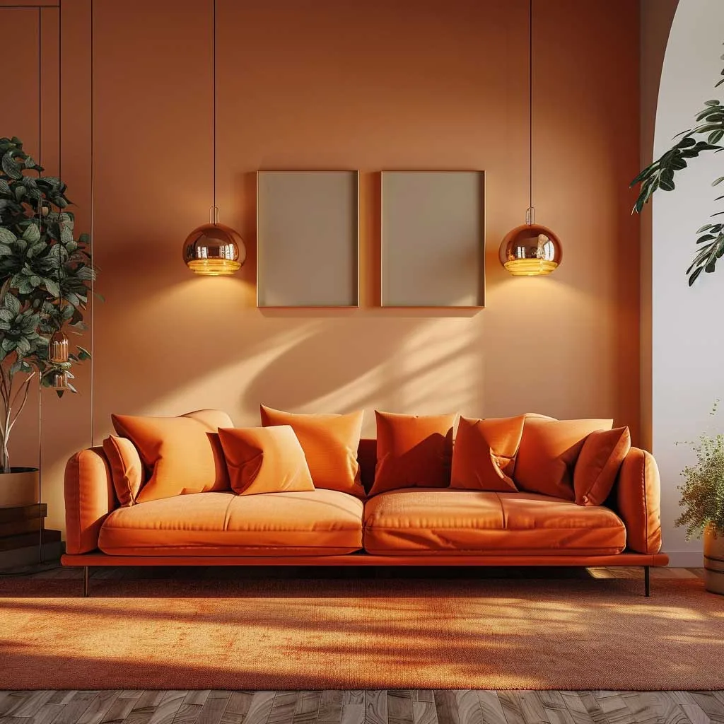 Orange Accents Design
