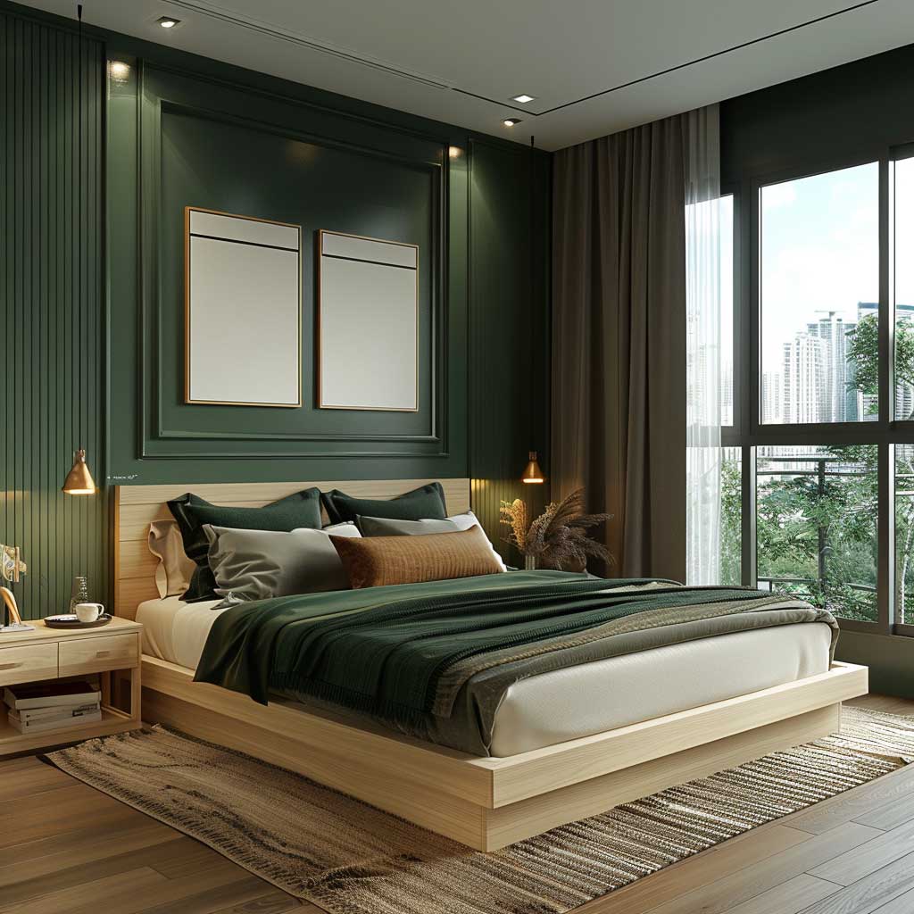 Mastering the Art of Dark Green Interior Design • ArtFasad