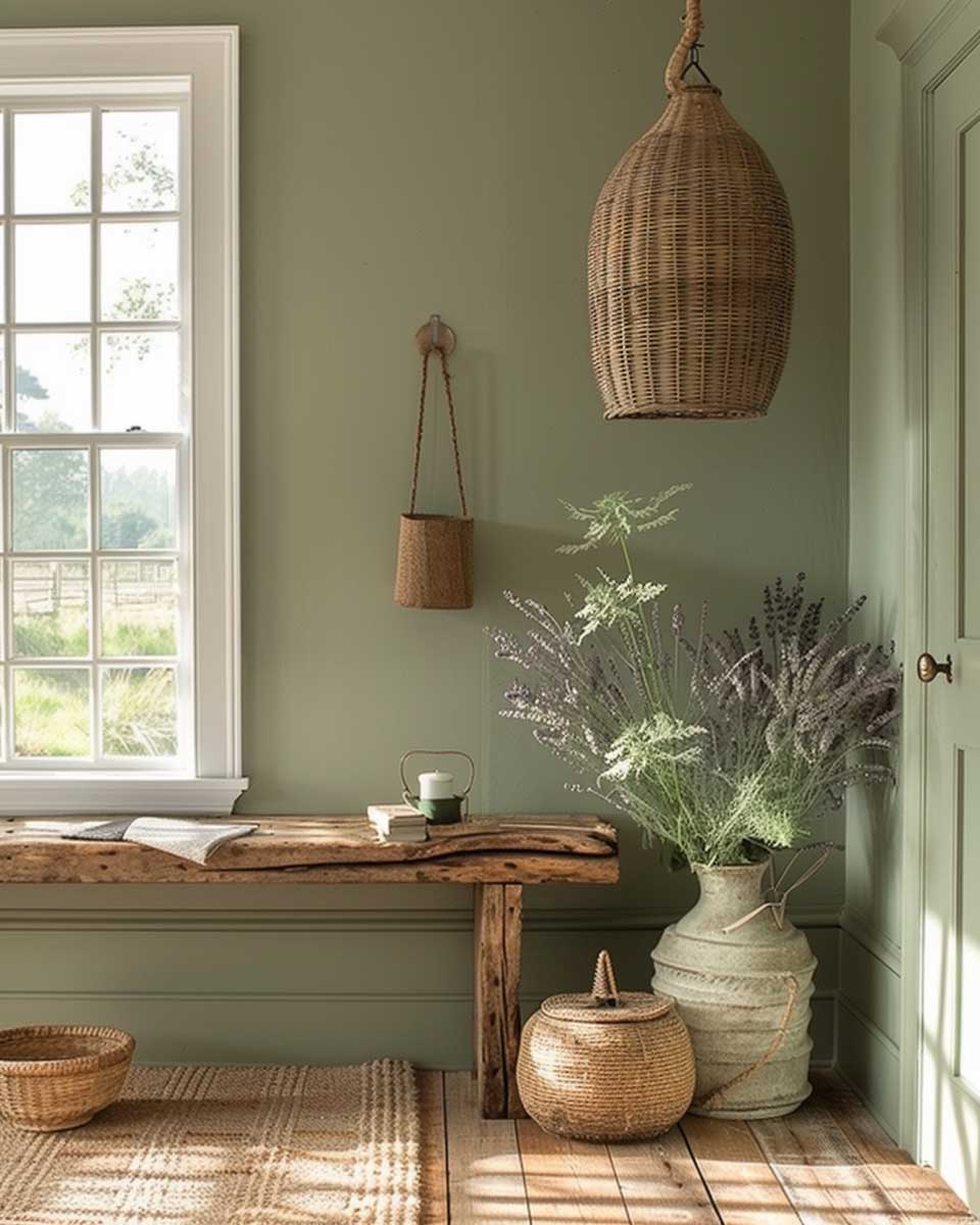 11+ Home Interior Color Combination Solutions for a Welcoming Entryway ...