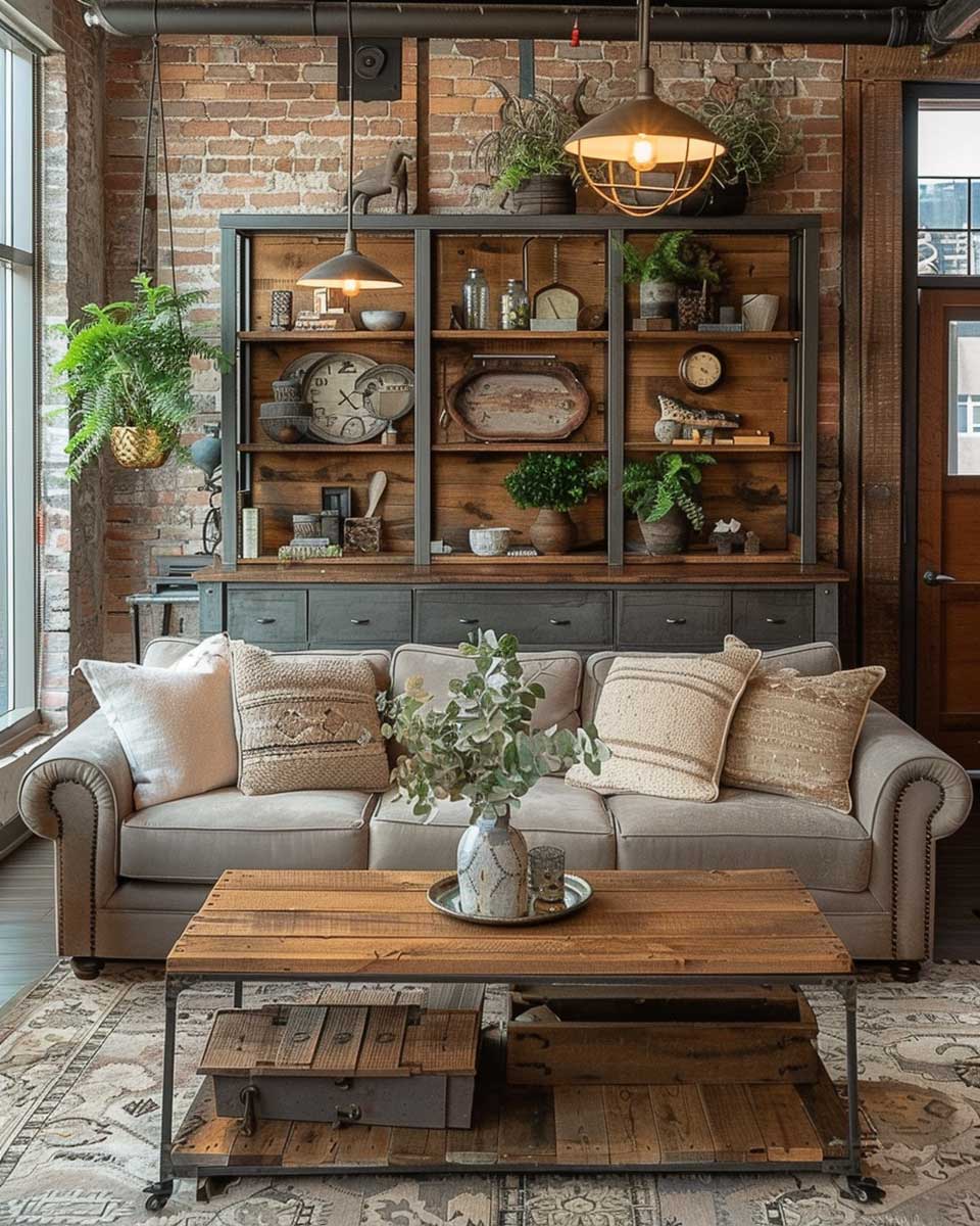 How to Blend Modern and Rustic with Industrial Farmhouse Decor • ArtFasad