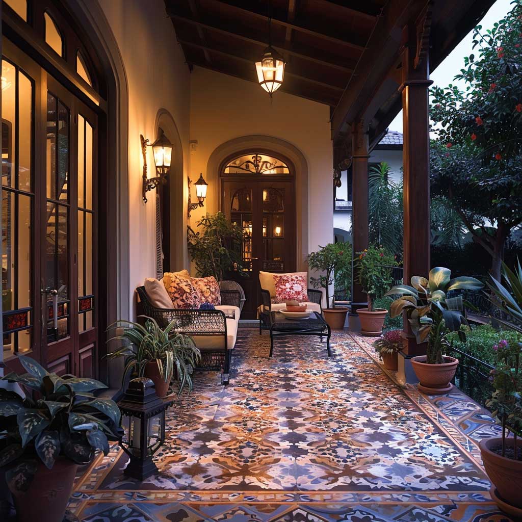 Create a Warm Welcome with Unique Tile Porch Design Tips • 333k ...