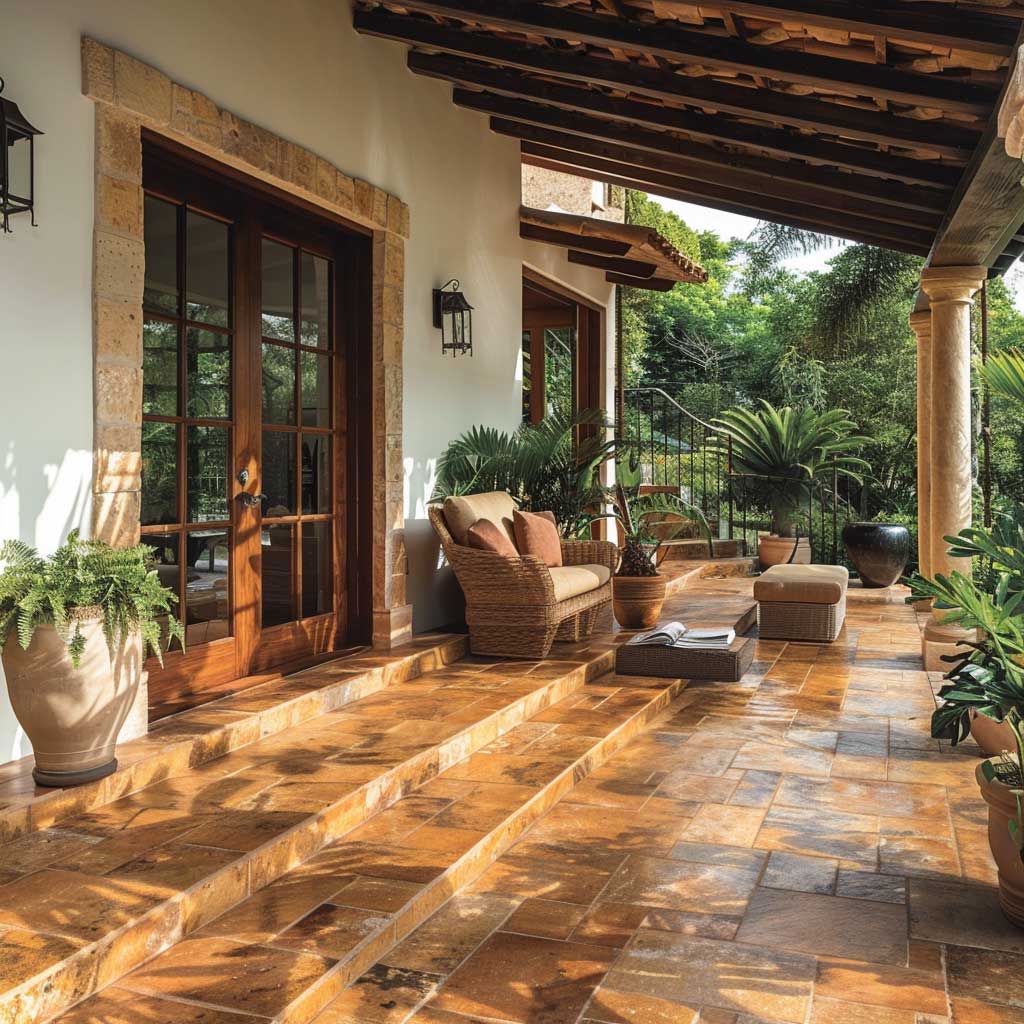 Create a Warm Welcome with Unique Tile Porch Design Tips • 333k ...