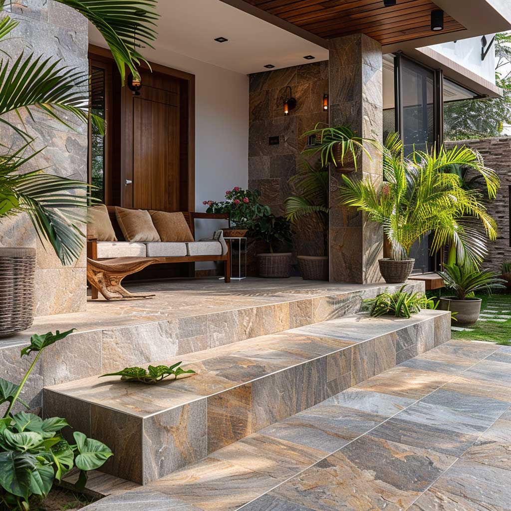 Create a Warm Welcome with Unique Tile Porch Design Tips • 333k ...