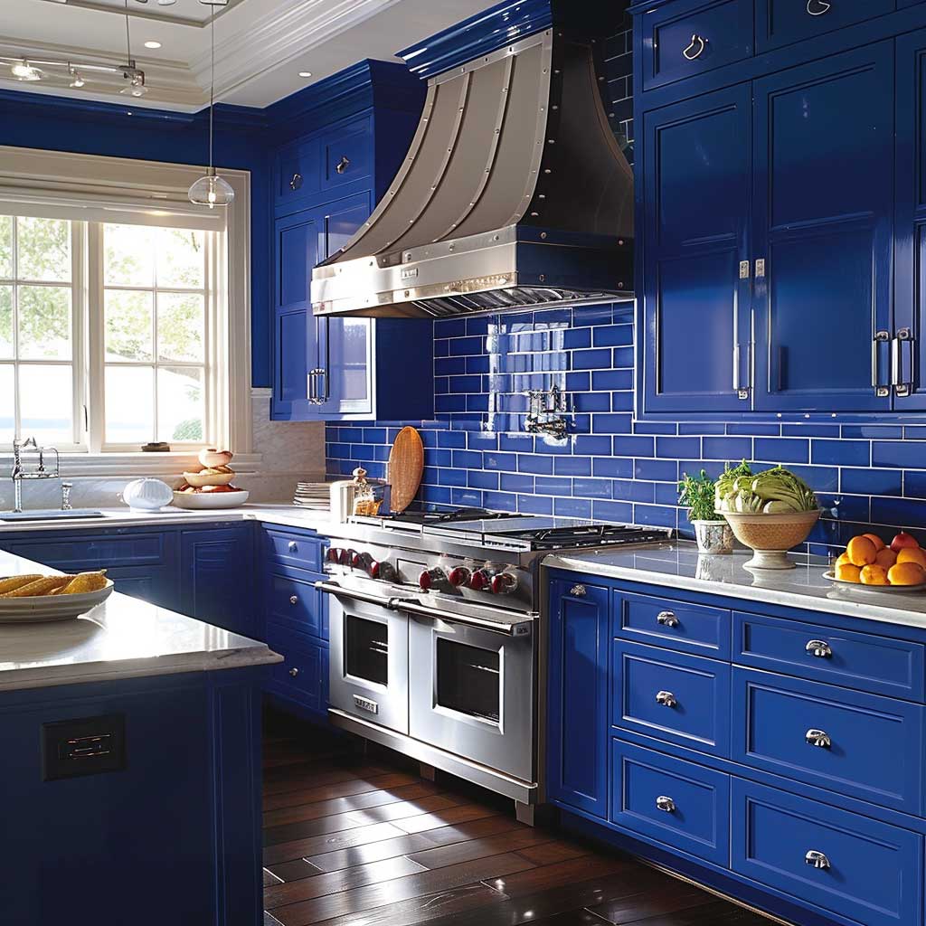 10+ Hollywood Regency Blue Kitchen Cabinets for a Touch of Old-School ...