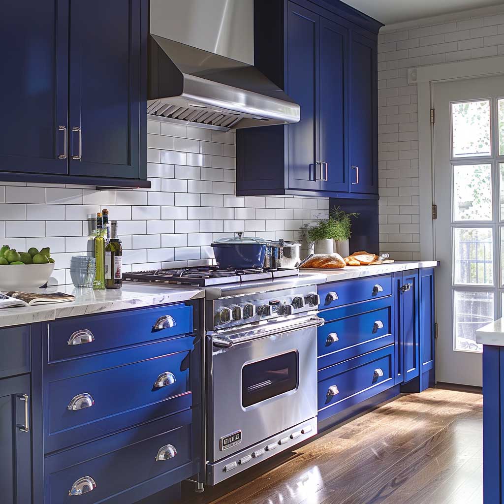 10+ Hollywood Regency Blue Kitchen Cabinets for a Touch of Old-School ...