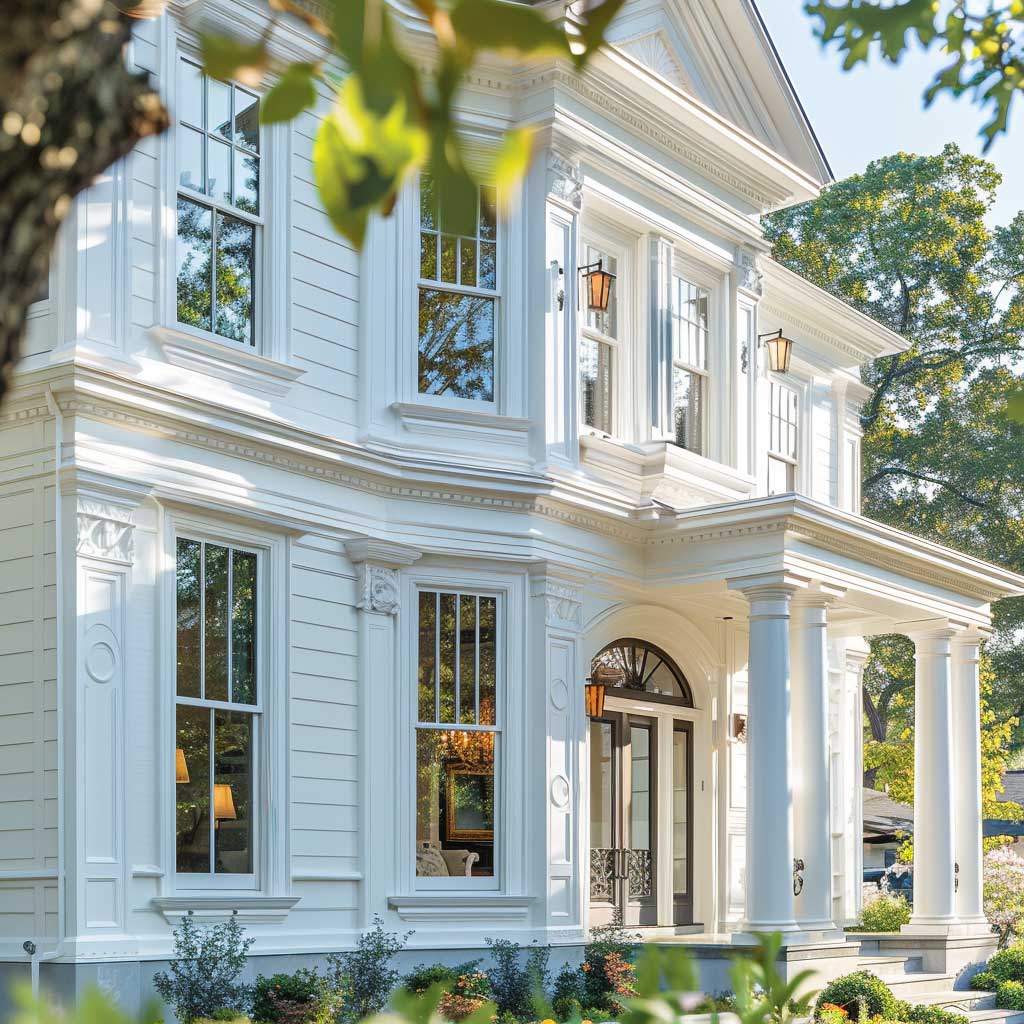 Classic White Home Exterior Colour Guide for a Timeless Style • 333k ...