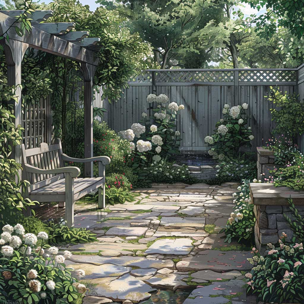 Transform Your Fence with Charcoal Black and Silver Gray Outdoors Paint ...