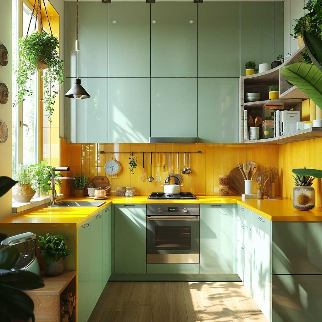 21+ Fresh Room Ideas with Green and Yellow Color Schemes • ArtFasad