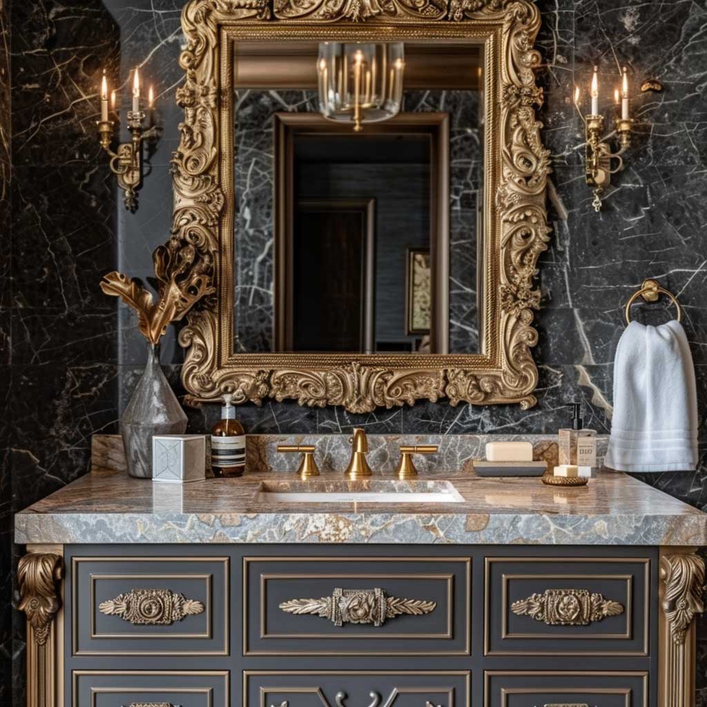 10+ Hollywood Regency Bathroom Redesign Inspirations • 333k+ Inspiring ...