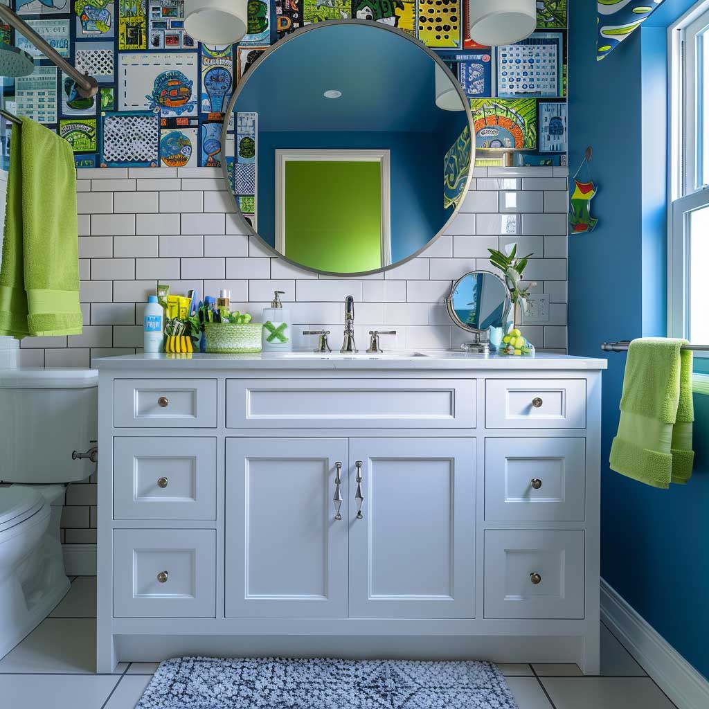 12 Beautiful Bathrooms in Bold Pop Art Style • 333k+ Inspiring ...