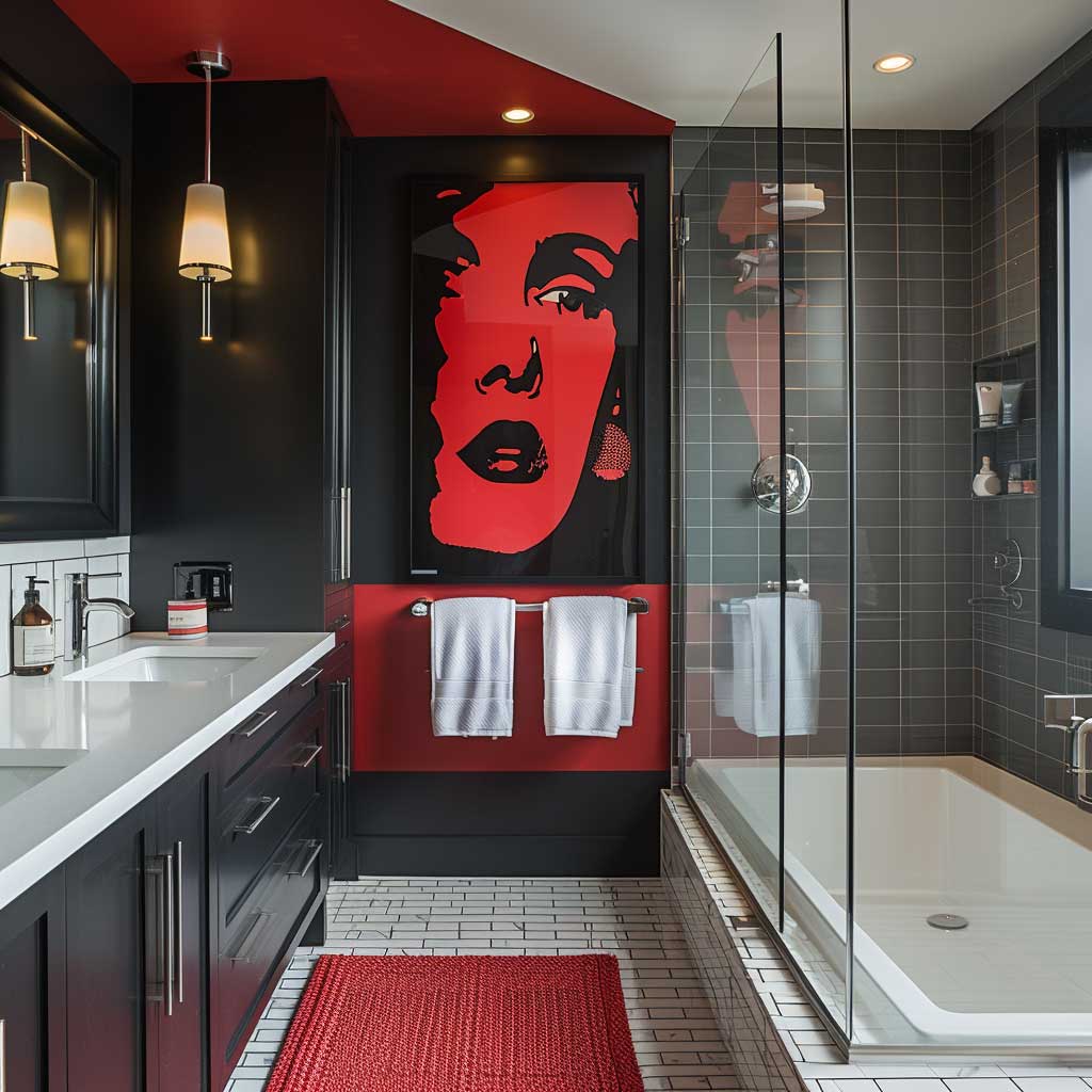 12 Beautiful Bathrooms in Bold Pop Art Style • 333k+ Inspiring ...