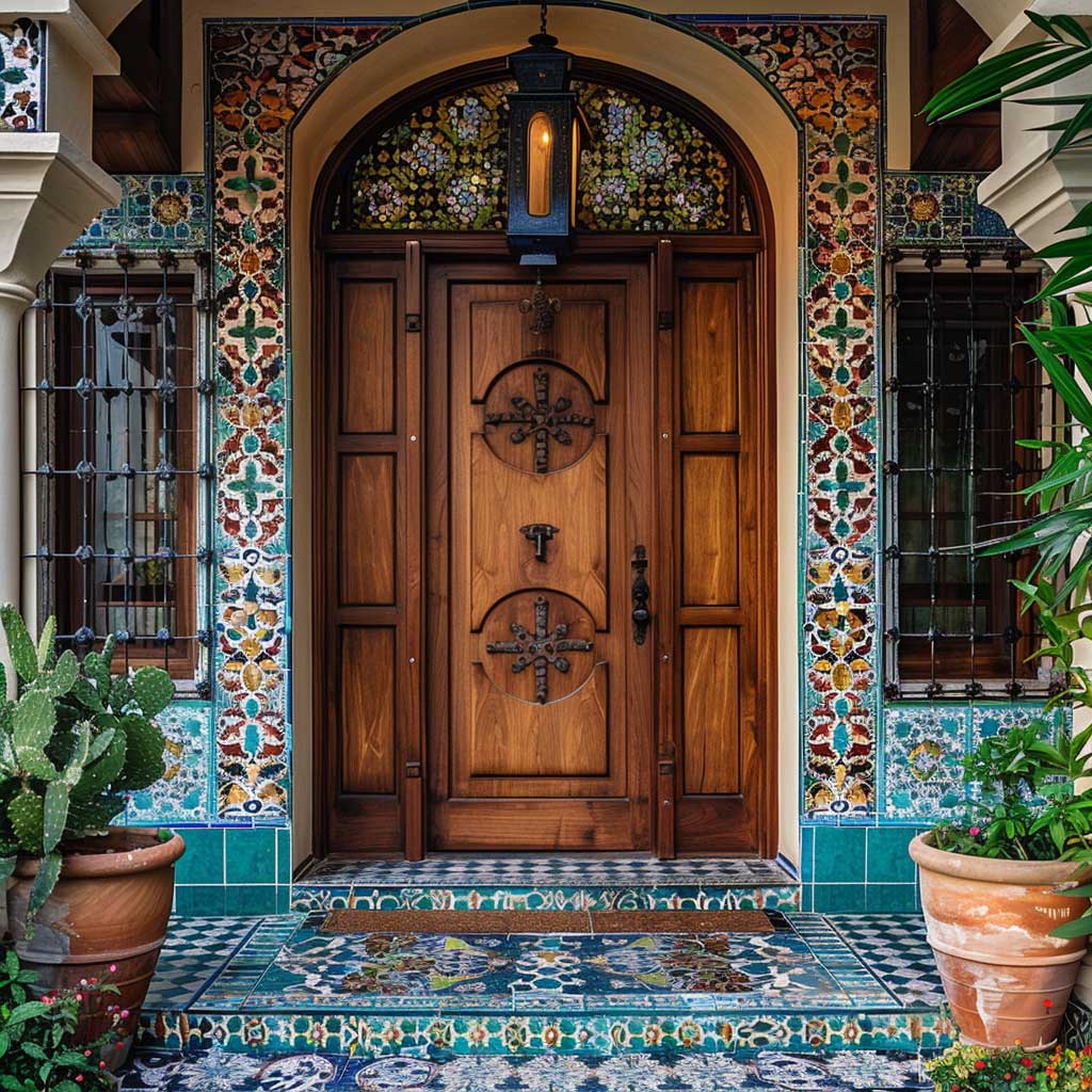 Mediterranean Front Entrance