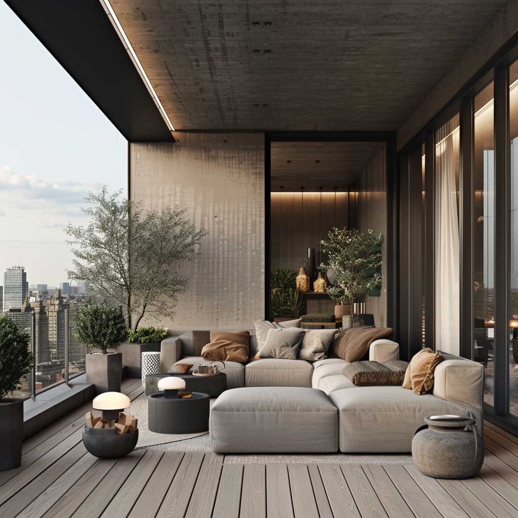 10+ Modern Balcony Furniture Ideas for a Sleek Urban Look • 333k ...