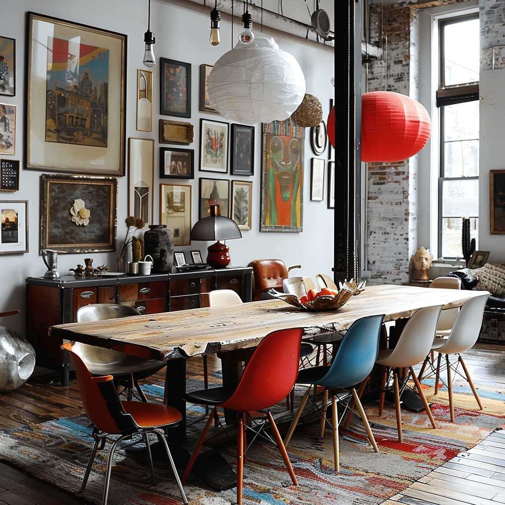 7+ Urban Chic Dining Room Furniture Ideas for City Living • 333k ...