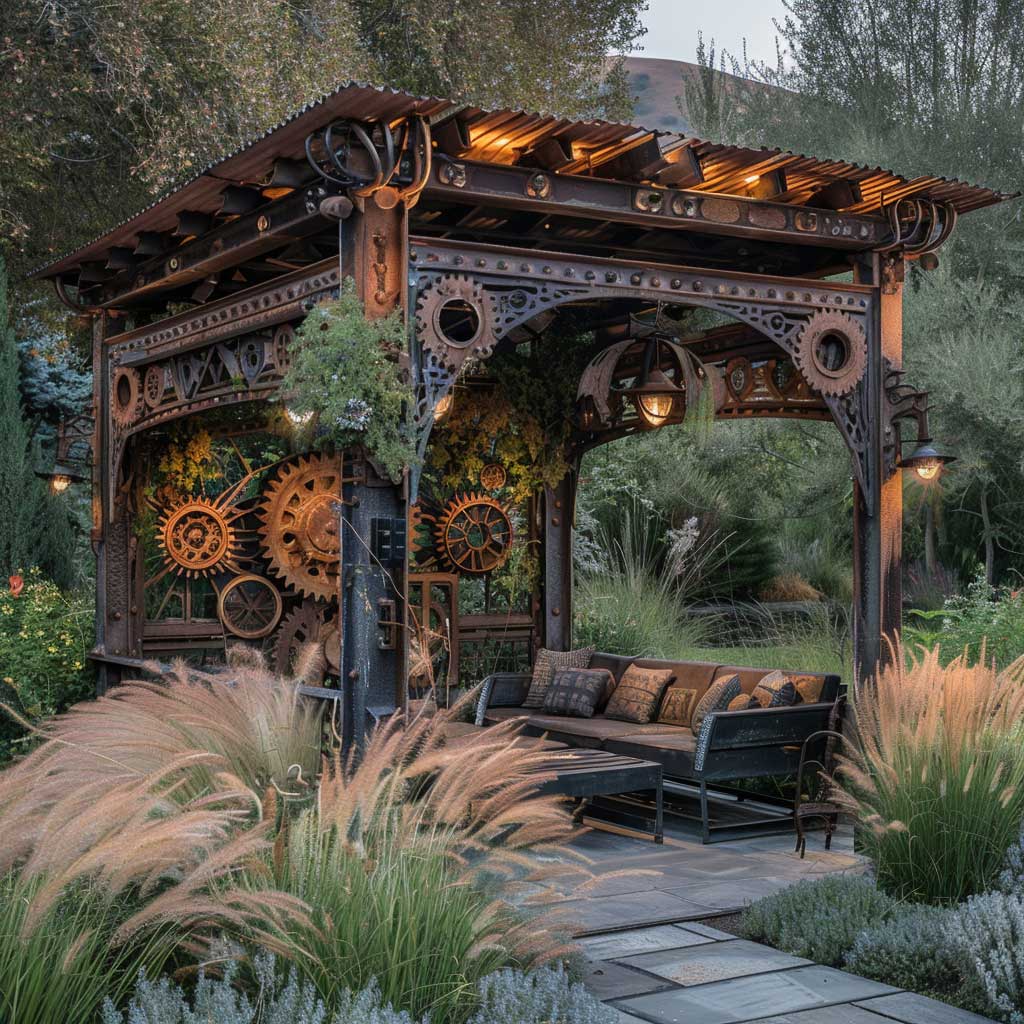 8+ Steampunk Garden Gazebo Ideas for Unique Innovation • 333k ...