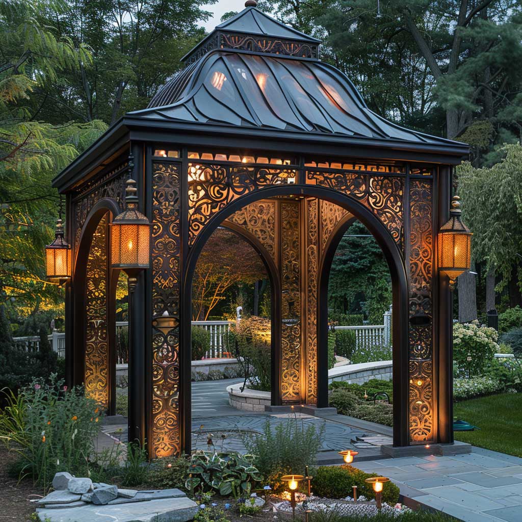 8+ Steampunk Garden Gazebo Ideas for Unique Innovation • 333k ...