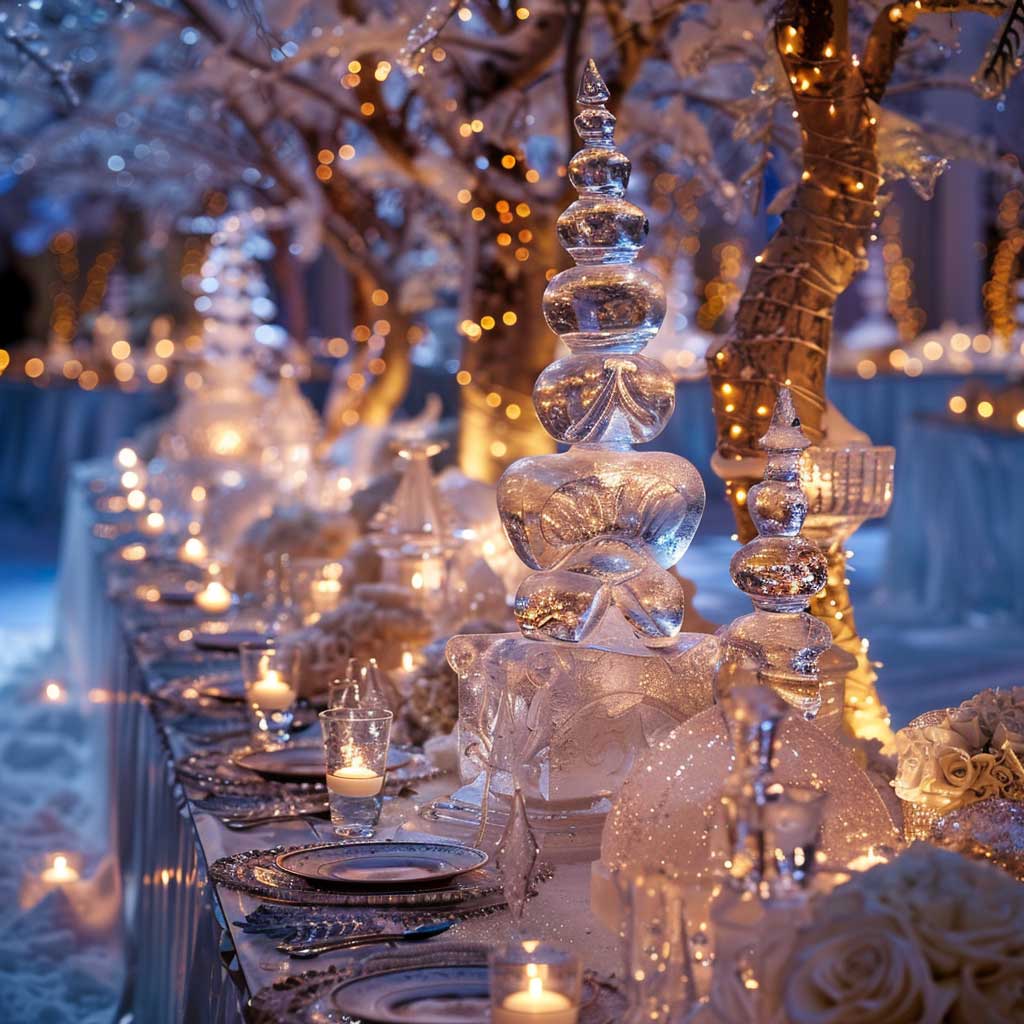 12+ Elegant Winter Wonderland Wedding Theme Decorations • 333k ...