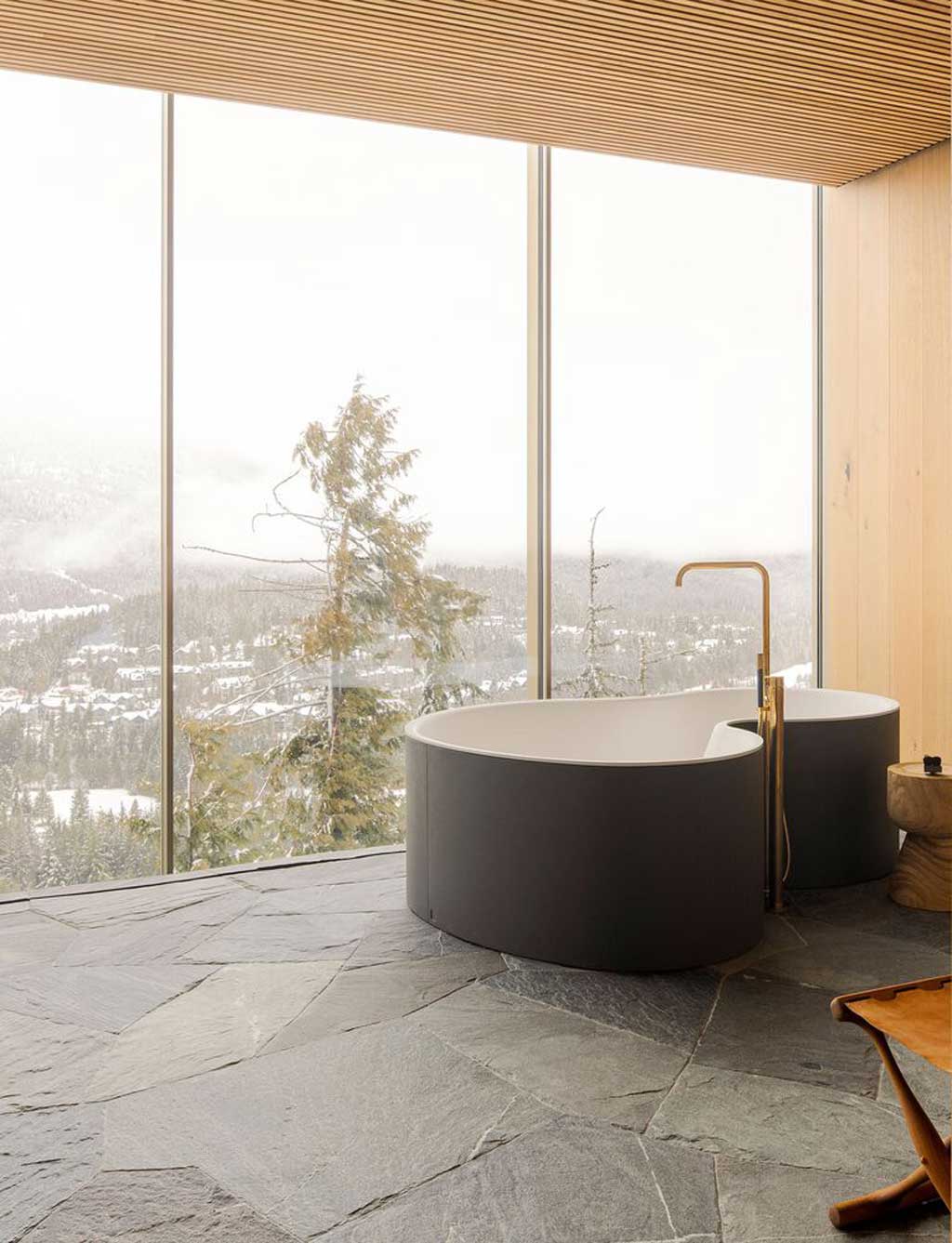 Glass Walls and Floating Structures Shape a Minimalist Mountain Retreat ...