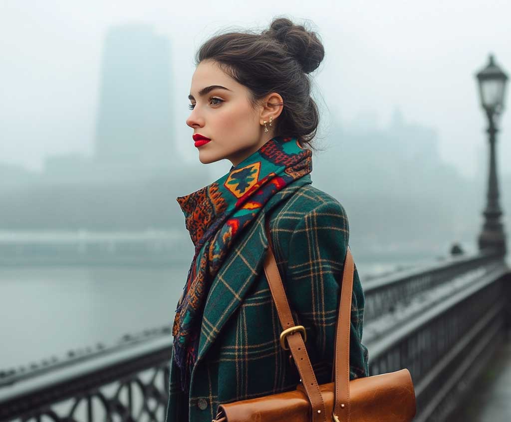 5+ Vintage Clothing Ideas with Wool Coats and Silk Scarves • ArtFasad