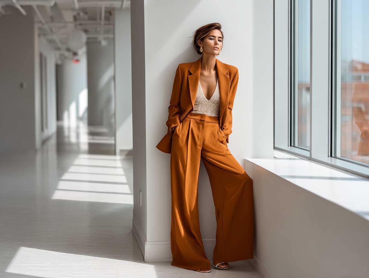 7+ Orange Outfit Ideas with Blazers for Bold Business Looks • ArtFasad